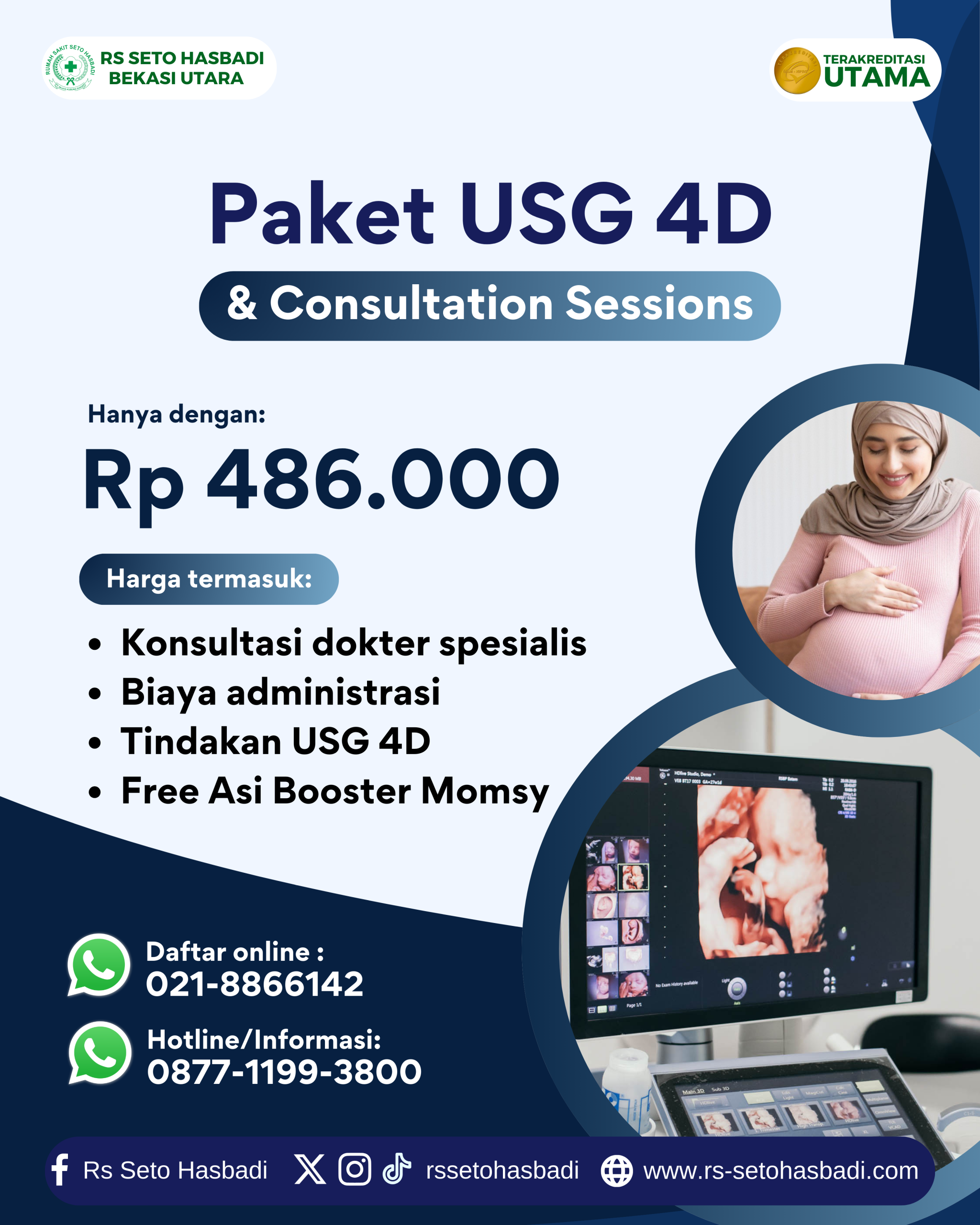 USG 2 Dimensi dan 4 Dimensi - RS Seto Hasbadi